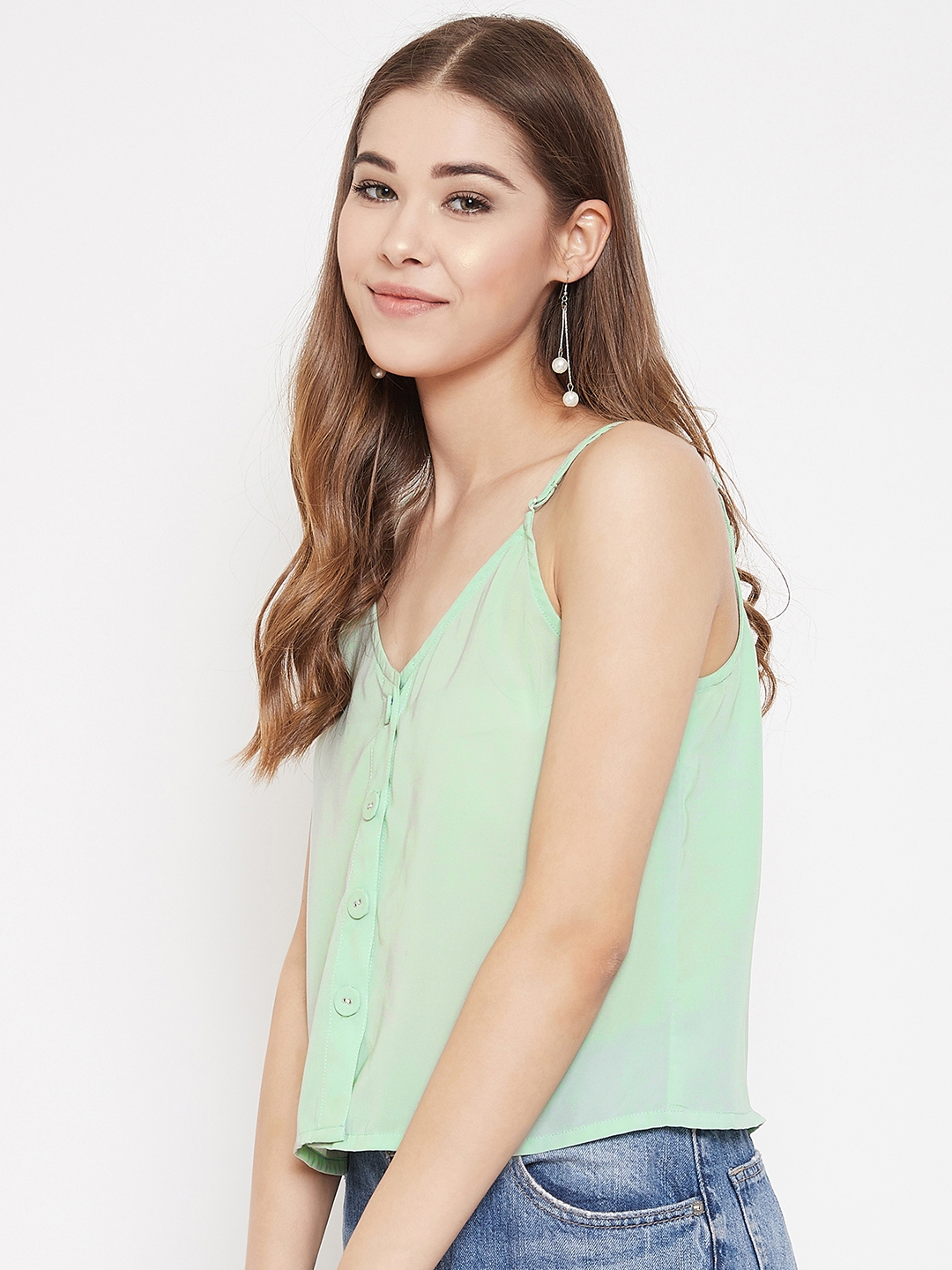 ROUND NECK PRINTED T-SHIRT WITH FRONT KNOT STYLE - Offline2Online